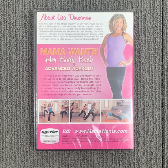 Savvier | Media | Mama Wants Her Body Back Advanced Workout Dvd 20 Lisa ...